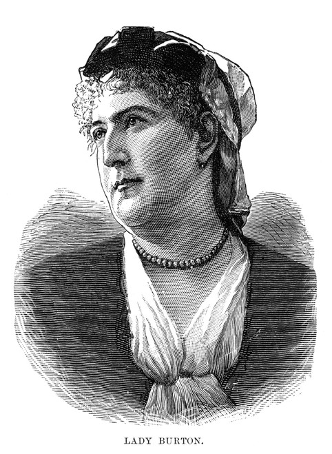 Isabel Burton (1831-1896). /Nwife Of Sir Richard Francis Burton And ...
