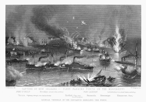 Capture Of New Orleans. /Nthe Capture Of New Orleans, Louisiana, 1862 ...