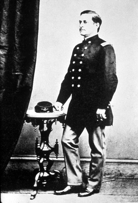 Marcus Reno (1834-1889). /Namerican Army Officer. Photograph, N.D ...