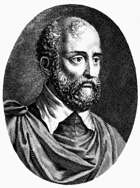 Torquato Tasso (1544-1595)./Nitalian Poet. Line Engraving, 16Th Century ...