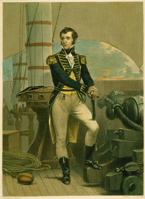 Stephen Decatur /N(1779-1820). American Naval Officer. Colored ...