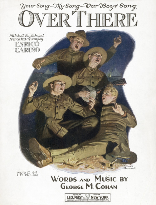 Sheet Music Cover, 1918. /Namerican Sheet Music Cover, 1918, For George ...