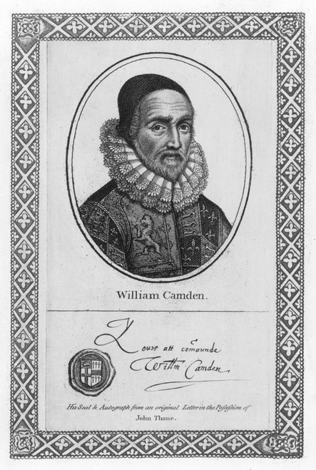 William Camden (1551-1623). /Nenglish Antiquarian And Historian. Line ...