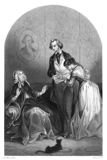 America: Home, 1830. /N'Picture Of American Life In 1830.' Engraving ...