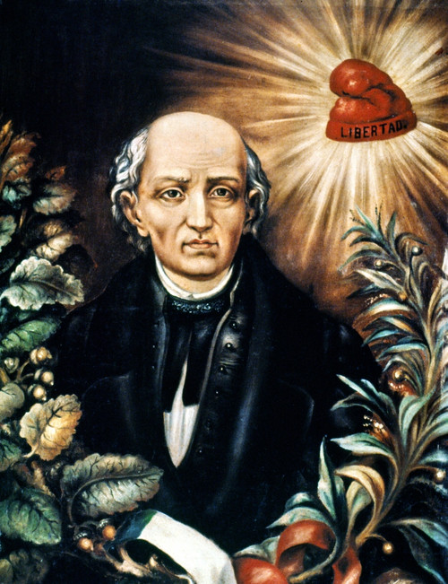 Miguel Hidalgo (1753-1811). /Nmexican Priest And Revolutionary. Oil On ...