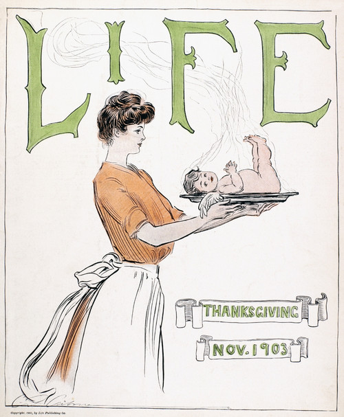 Magazine: Life, 1903. /N'Life' Magazine Cover, Thanksgiving, 1903 ...