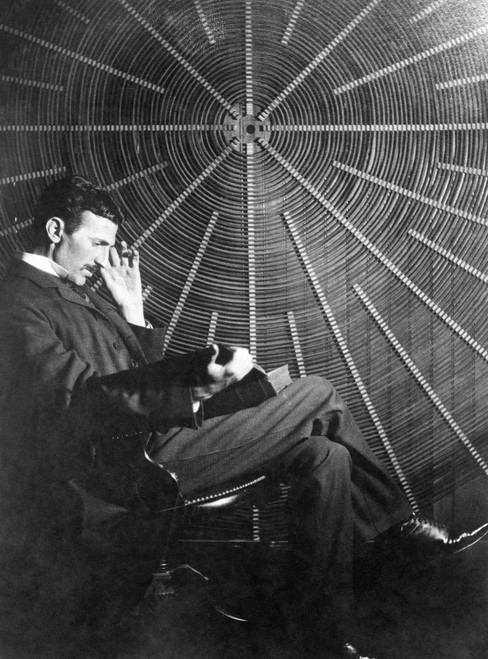 Nikola Tesla (1856-1943). /Namerican (Croatian-Born) Physicist And ...