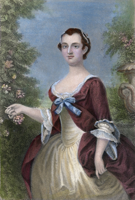 Martha Washington /N(1732-1801). First Lady To George Washington ...