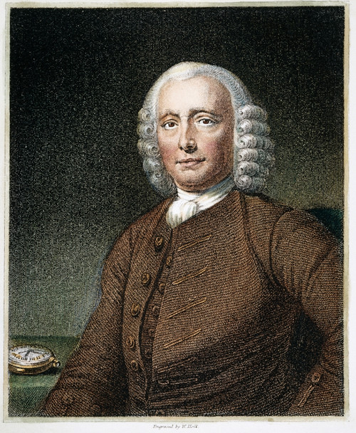 John Harrison (1693-1776). /Nenglish Horologist And Inventor. Line And ...