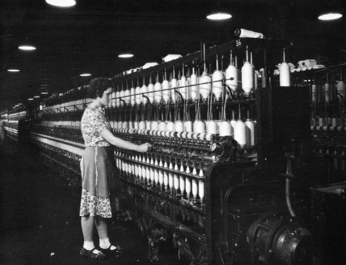 Woman Textile Worker 1937 Nphotographed By Lewis W Hine C1937