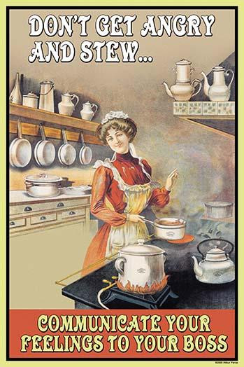 Don't get angry and stew, communicate your feelings to your boss ...