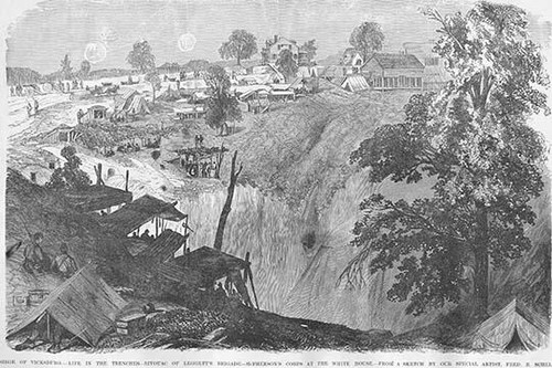 Siege of Vicksburg - Life in the Trenches Poster Print by Frank Leslie ...