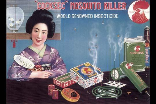 Advertising poster for a wolrd renowned insecticide sold under a ...