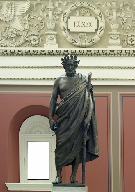 Homer sculpted by Louis Saint-Gaudens Poster Print - Item ...