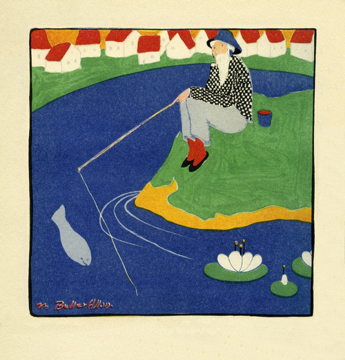 Fishing By Marguerite Buller Allan Poster Print By Mary Evans Picture ...