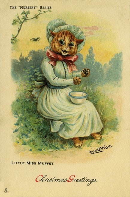 Little Miss Muffet Poster Print By Mary Evans Picture Library/Peter ...