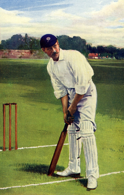 F S Jackson. Cricketer Poster Print By Mary Evans/Peter & Dawn Cope ...
