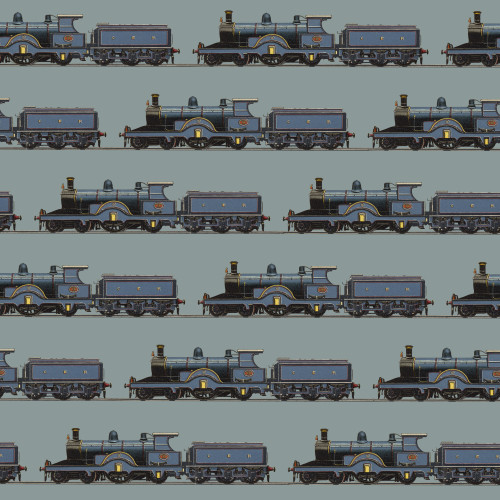 Repeating Pattern - Train / Steam Engine Poster Print By ® Mary Evans ...