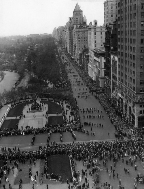 Mayor Jimmy Walker Leads A Parade As A Demonstration Against Taxation ...