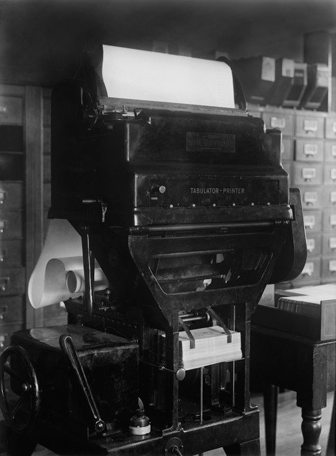 Tabulator-Printer Used By The U.S. Navy Department In 1917. It Was A ...
