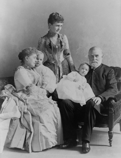 Four Generations Of The Benjamin Harrison Family In The White House ...