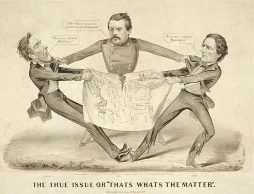 Cartoon About The 1864 Us Presidential Election History - Item ...