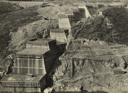 Alder Dam Construction Site In Washington History - Item ...
