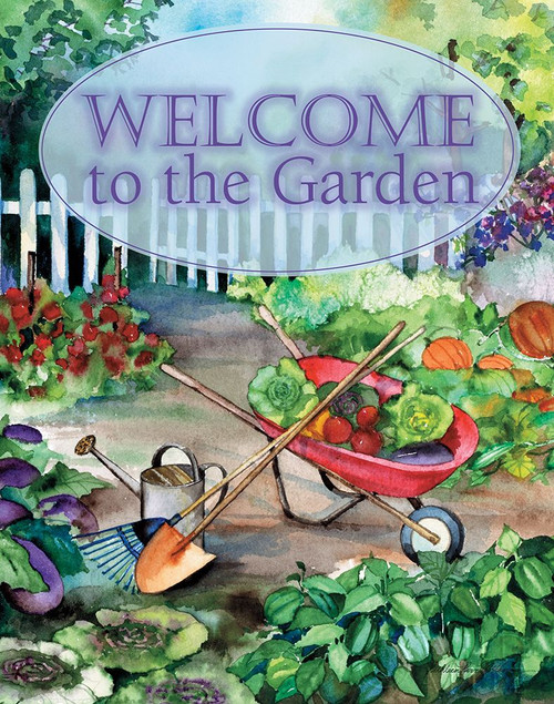 Welcome Garden Poster Print by Kathleen Parr McKenna - Item ...