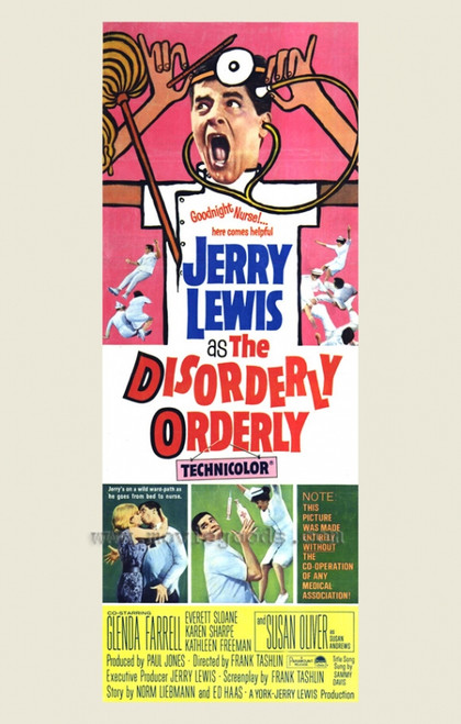 The Disorderly Orderly Movie Poster Print (27 x 40) - Item # MOVGF9383 ...