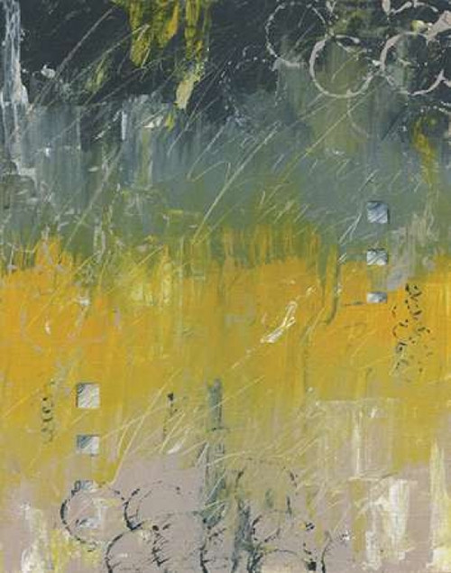 Yellow Abstract I Poster Print by Justin Coopersmith (22 x 28) - Item ...