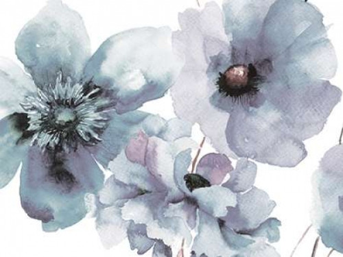 Flowering Blue Hues Poster Print by Victoria Brown - Item ...