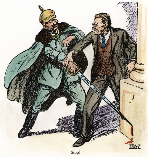 Cartoon: Wilson, 1916. /N'Wilson And The Kaiser.' American Cartoon From ...