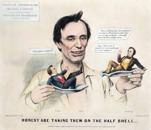 Presidential Campaign, 1860. Republican Presidential Candidate Abraham ...