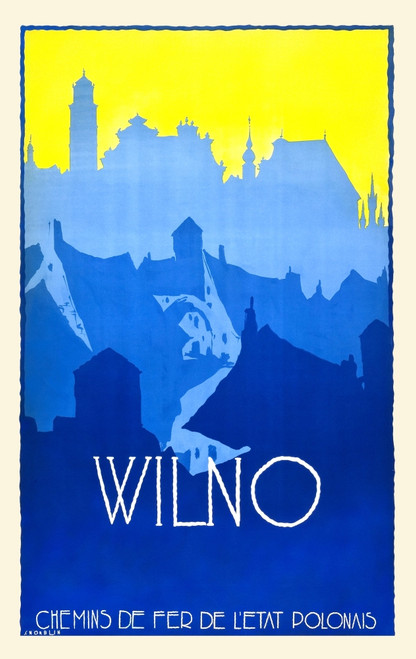 The city promoted on this Polish Railways poster, Vilnius studied in ...