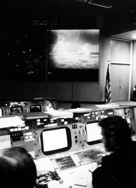 Apollo 11: Mission Control. /Ninterior View Of The Mission Operations ...