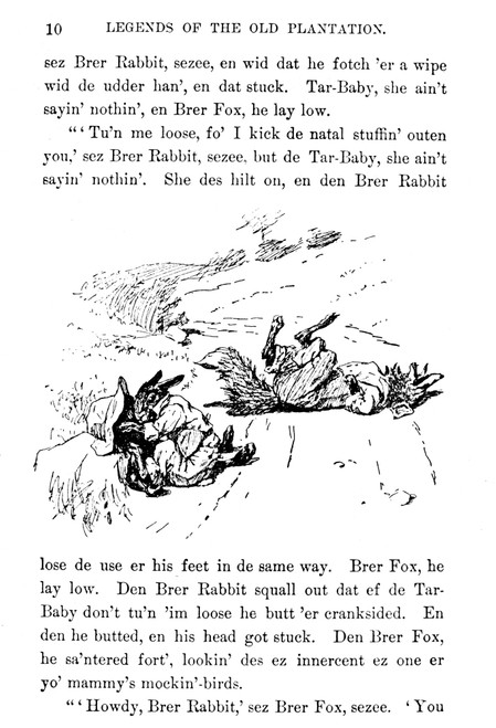 Harris: Uncle Remus, 1895. /Nthe Wonderful Tar-Baby Story. Brer Rabbit ...