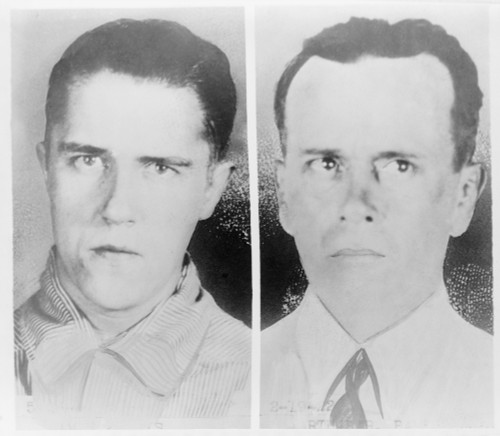 Alvin Francis 'Creepy Karpis' Karpowic And Arthur R. 'Doc' Barker ...