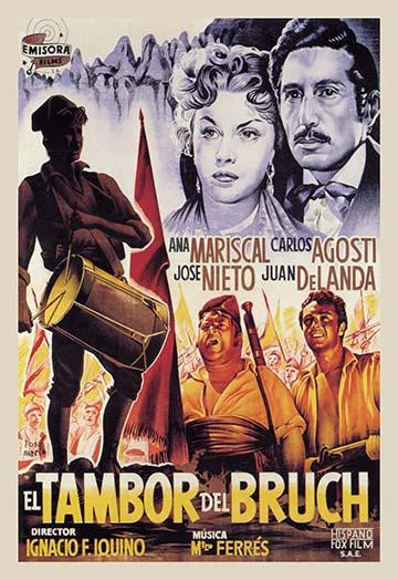 Spanish film poster for the movie "El Tambor del Bruch." The Drummer of ...