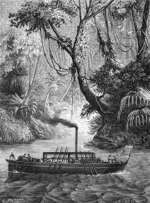 John Fitch Steamboat. /Namerican Inventor John Fitch (1743-1798 ...
