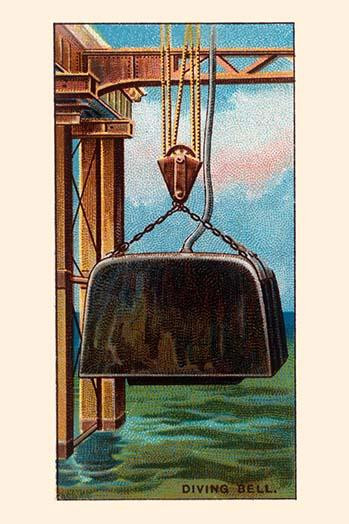 There are two forms of diving bell in use at the turn of century, the ...