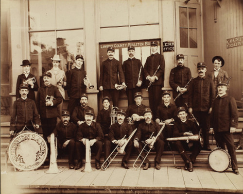 Red Men Band Deadwood, South Dakota 1890S. The International Order Of ...