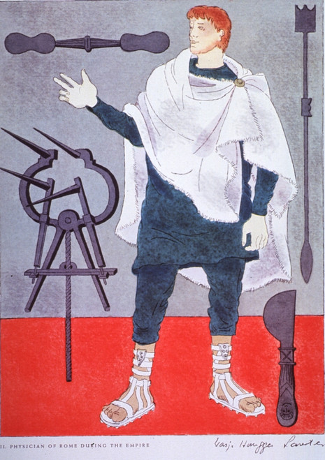 Physicians of Rome During the Empire. Taken from a 1962 pharmaceutical ...