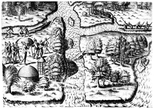 Ribault Expedition, 1562. /Nvolunteers Left By Jean Ribault In 1562 At ...