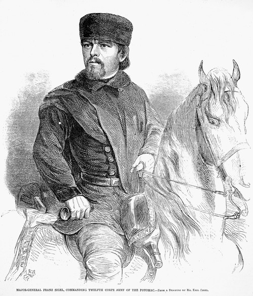 Franz Sigel (1824-1902). /Namerican (German-Born) Soldier And Editor ...