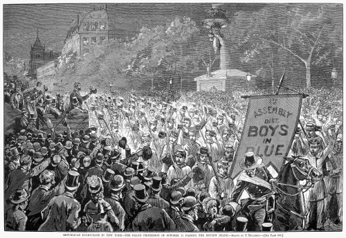 Presidential Campaign, 1880. /Nthe Grand Republican Party Procession ...