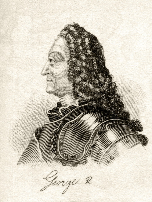 George Ii 1683-1760 George Augustus King Of Great Britain And Ireland ...