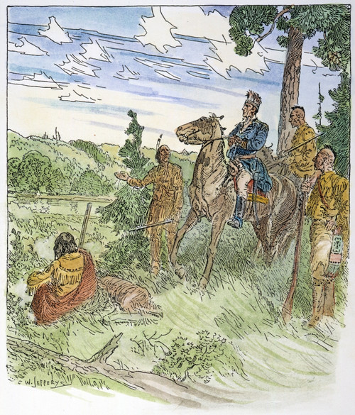 Joseph Brant (1742-1807). /Nnative American Name: Thayendanegea. Mohawk ...