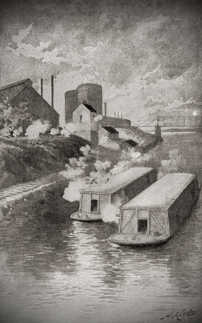 Striking Workers Fire Private Security Agents' Barges During Homestead ...