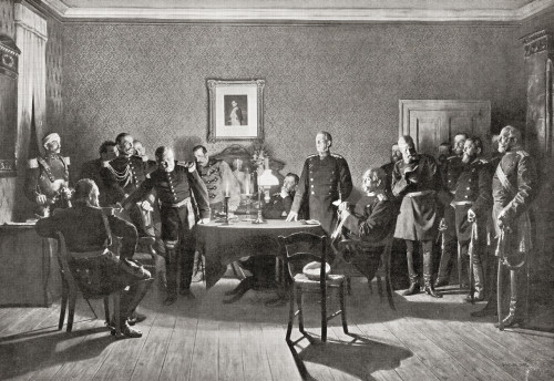 The surrender Napoleon III Prussians after Battle Sedan during Franco ...