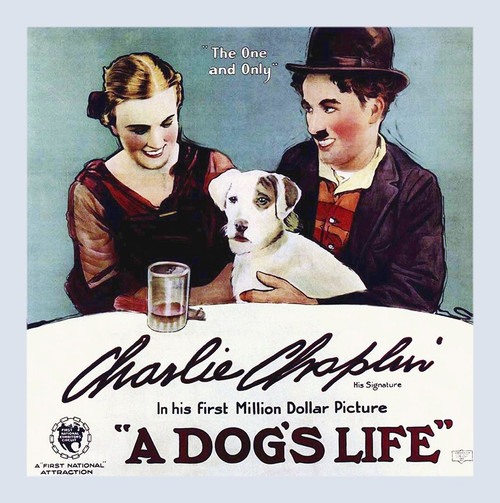 Charlie Chaplin - A Dogs Life, 1918 Poster Print by Hollywood Photo ...